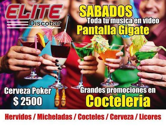 Menu at ELITE DISCO BAR, El Encano
