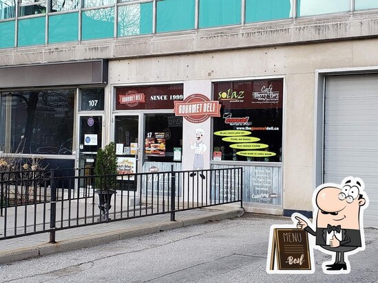 Menu at The Gourmet Deli, London, 200 Queens Ave