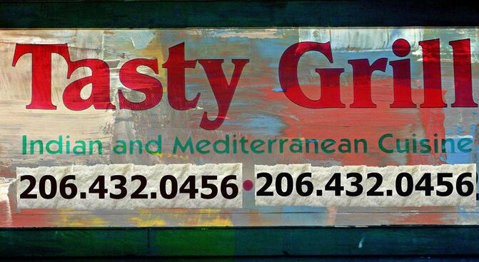 Menu at Tasty Grill restaurant, Everett
