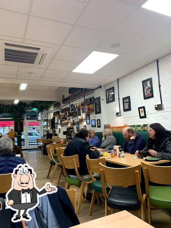 Menu at David's Café cafe, Letchworth Garden City