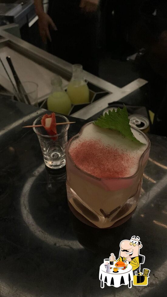 Menu at Echelon Bangkok club, Bangkok