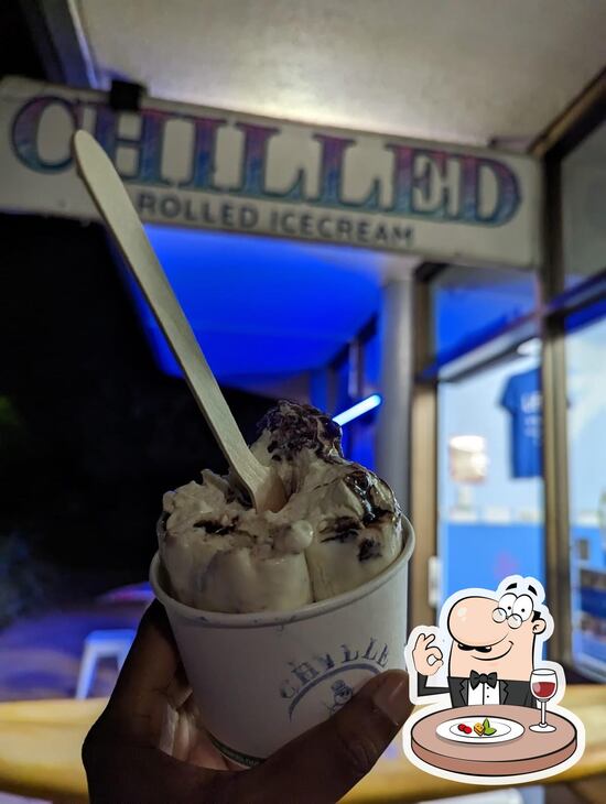 Menu at Chilled Rolled Icecream, Marcoola