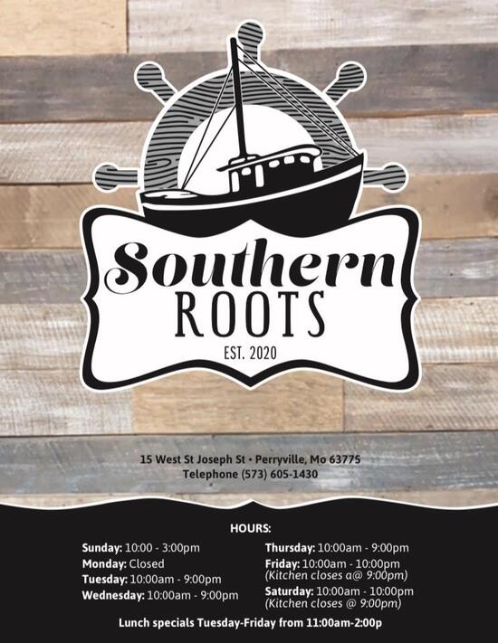 Southern Roots, Perryville - Restaurant menu, prices and reviews