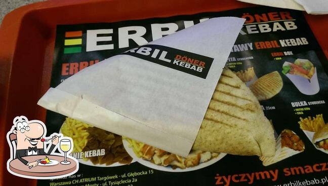Menu at Erbil Kebab, Warsaw