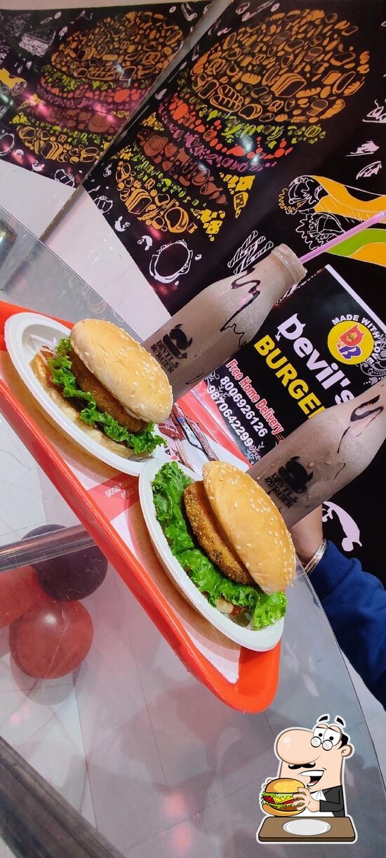 Menu at Devils burger, Jaspur