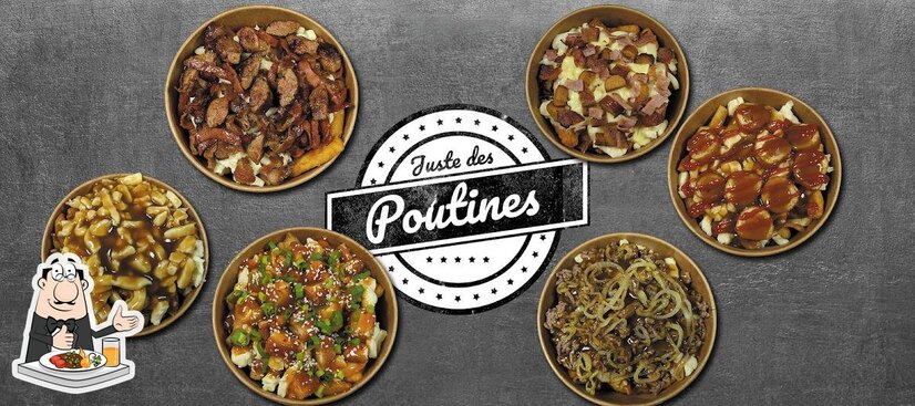 Menu at Juste des Poutines restaurant, Repentigny