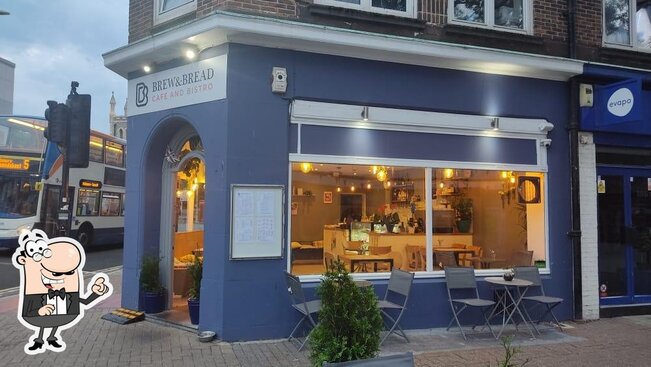 Menu at Brew and Bread cafe, Eastbourne