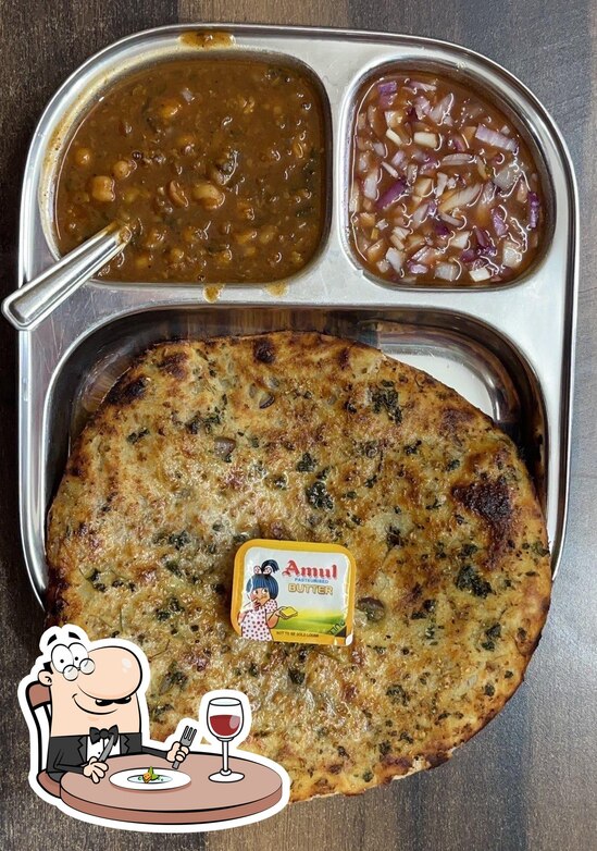 Menu at Singla Amritsari Kulcha, Hisar