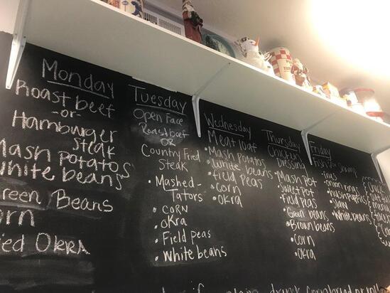 Menu at Coby Jo’s Diner restaurant, Dyersburg