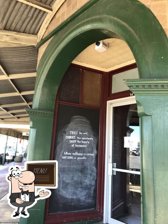 Menu at Culcairn Bakery, Culcairn
