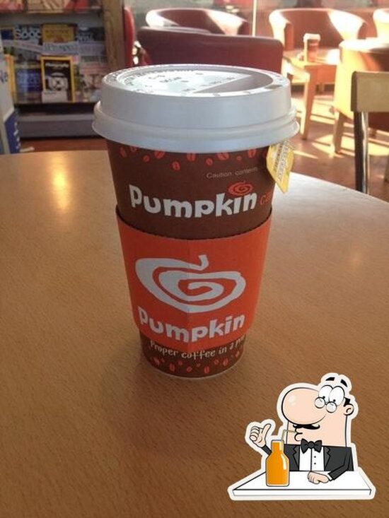 Menu at Pumpkin Cafe, Derby