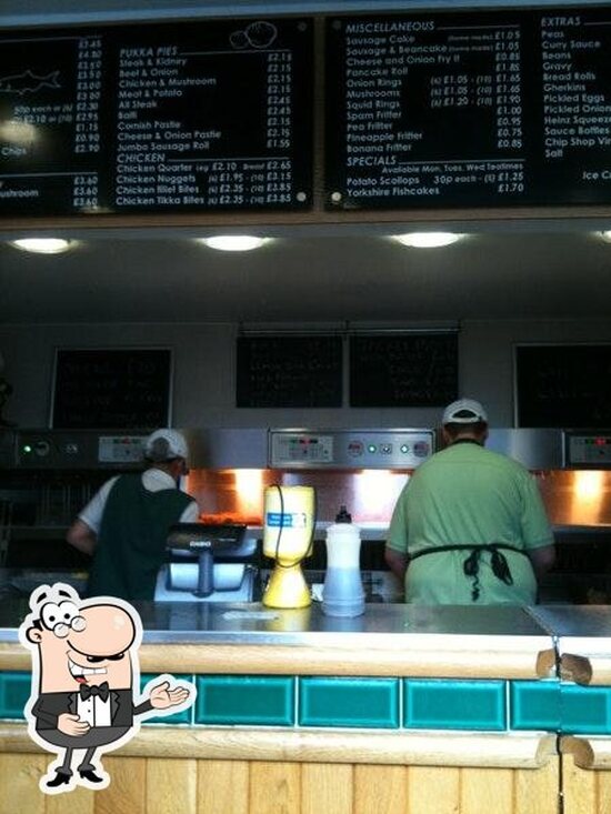 Menu at Chippy sues fast food, Peterborough, 14 Delph