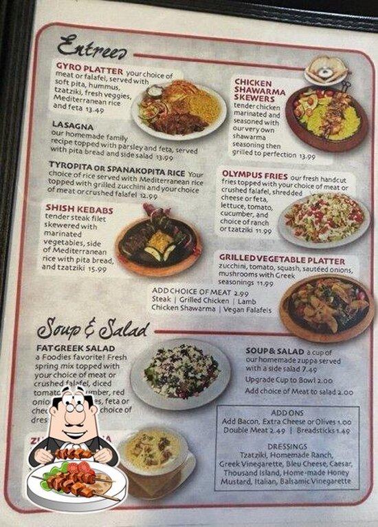 Menu at Foodies Restaurant & Grill, Russellville, E Parkway Dr