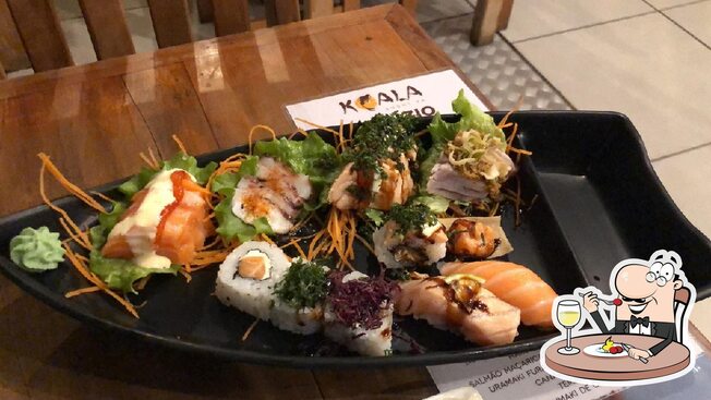 Menu at Koala restaurant, Londrina, R. Espírito Santo