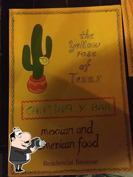 Menu at The Yellow Rose of Texas restaurant, Benijófar
