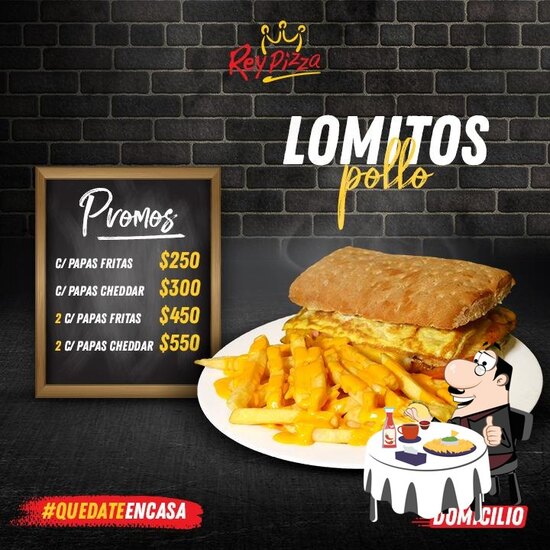 Carta del restaurante Rey Pizza, Río Cuarto