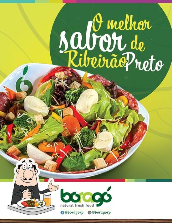 Menu at Boragó Fresh Food restaurant, Bauru
