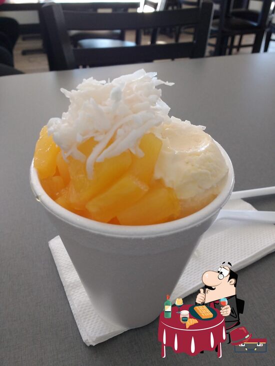 Carta del postres Oasis Raspados, Phoenix, S Central Ave