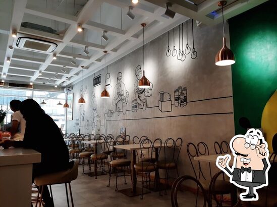 Menu at Smile to Go cafe, Manila