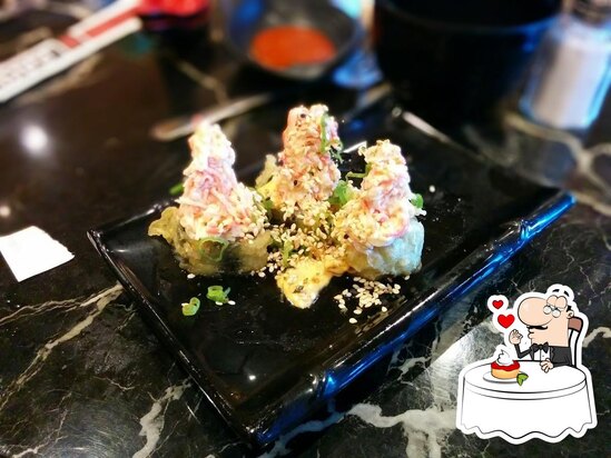 Menu at Raku Sushi restaurant, Roseville