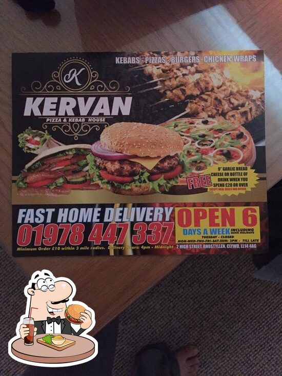 Kervan Pizza And Kebab House in Wrexham - Restaurant menu and reviews