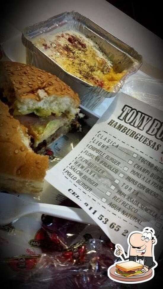 Carta del restaurante Tony Burger, Apodaca, Miguel Hidalgo y Costilla 102