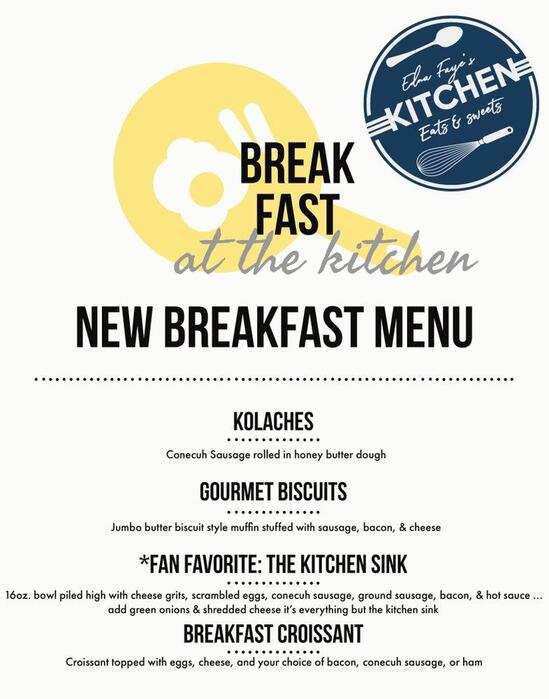 Menu at Edna Faye's Kitchen desserts, Citronelle