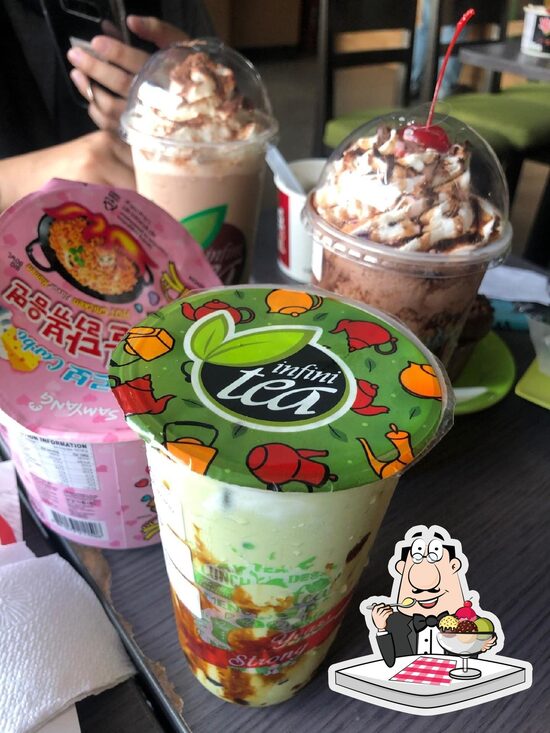 Menu at InfiniTea cafe, Marawi City, 273J+9VG