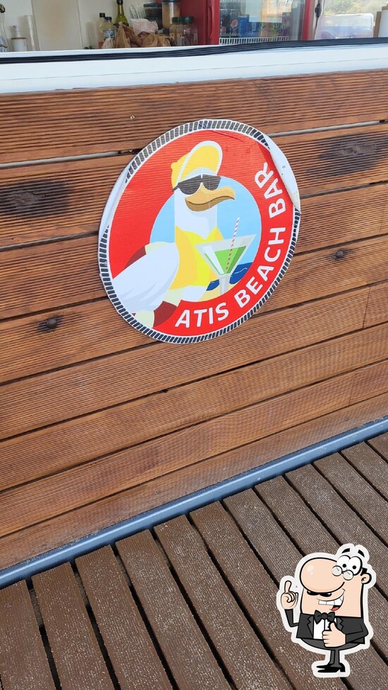 Menu em Atis Beach Bar, Melides