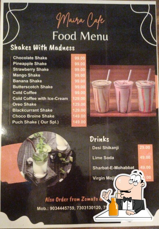 Maira Cafe, Gurugram - Restaurant menu, prices and reviews