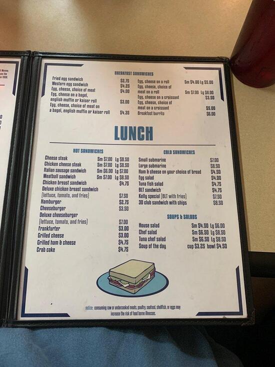Menu at Coffee Cup Restaurant, Downingtown