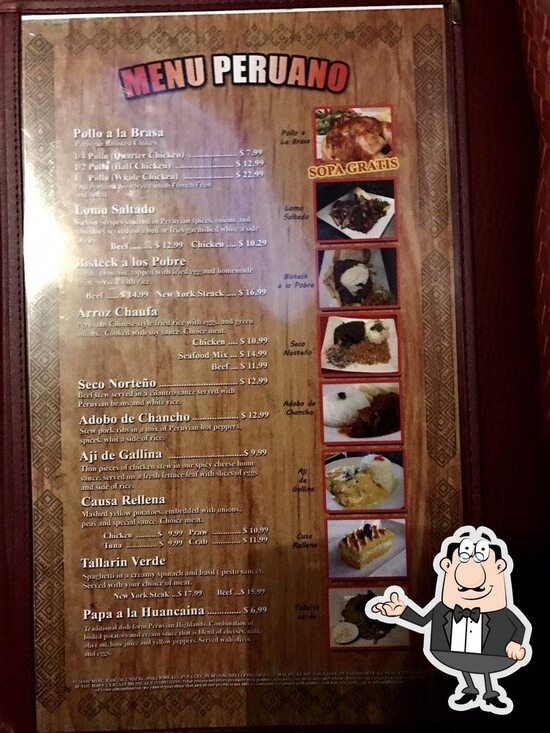 El Pique Peruvian & Mexican Restaurant, Burien - Restaurant menu ...