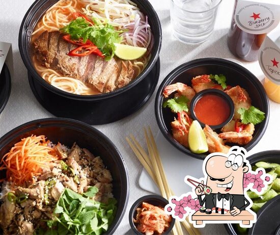 Menu at wagamama restaurant, UAE