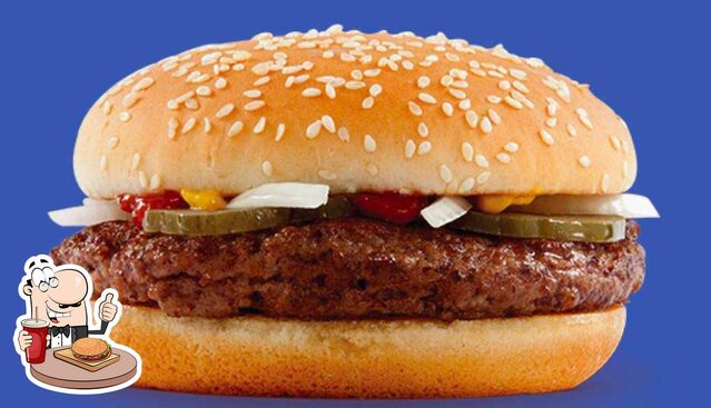 Menu at McDonald's fast food, Goodna, 2 William St
