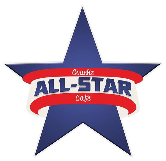 Menu at Coach's All-Star Cafe, Gypsum