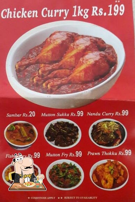 Menu at Food Planet, Chennai