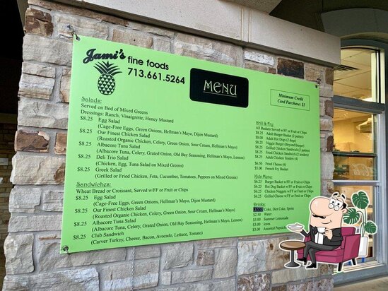 Jami’s Fine Foods, Houston - Restaurant menu, prices and reviews