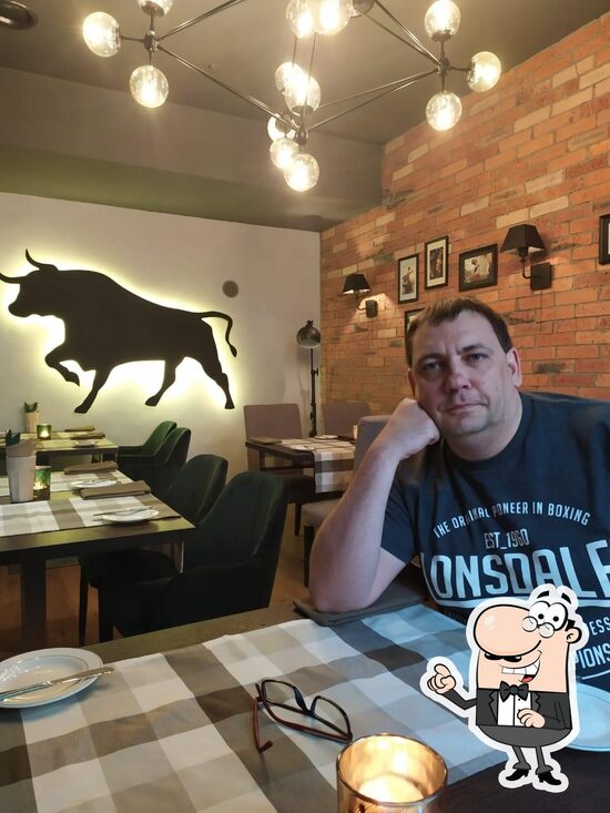 Menu at Beef Eater's restaurant, Riga