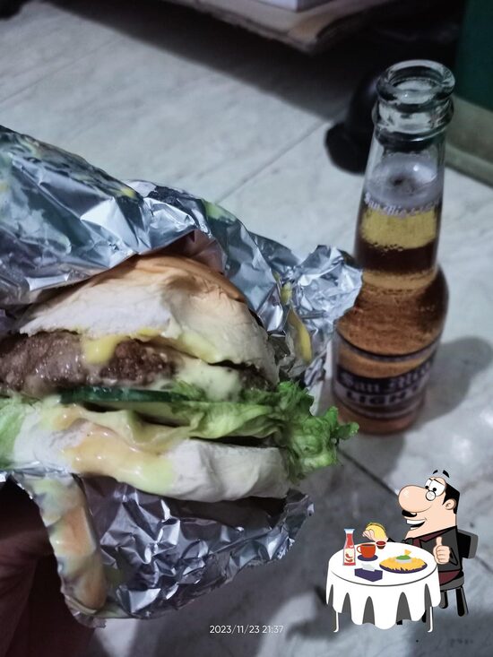 Menu at Explosive Burger STA. Rosa City laguna restaurant, Santa Rosa