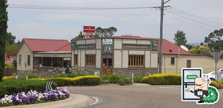 Menu at Top Pub Commercial Hotel, Pambula