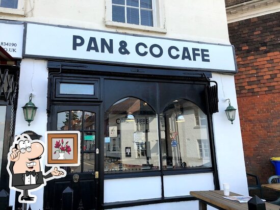 Menu at Pan & Co Cafe, Battle