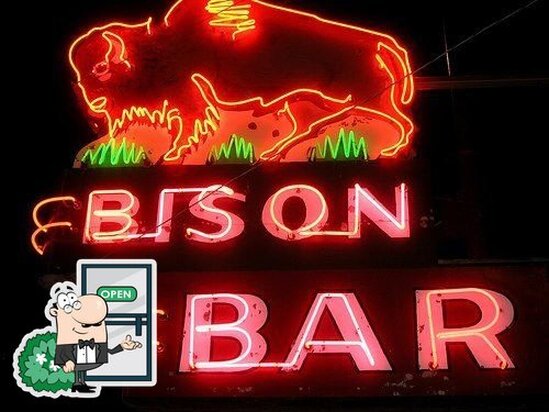 Menu at Bison Bar, Miles City