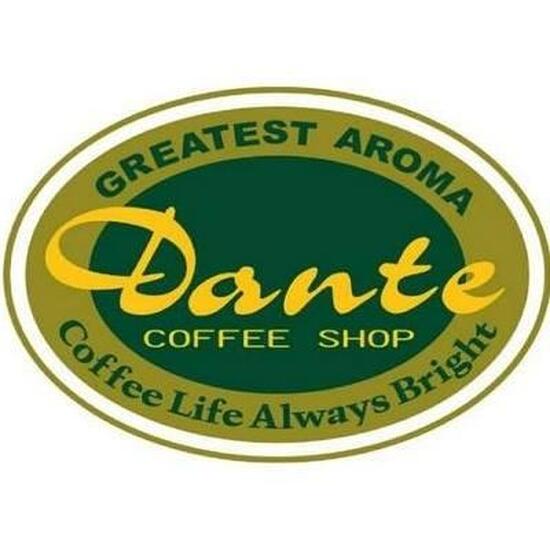 Menu at Dante Coffee Shop, Istanbul