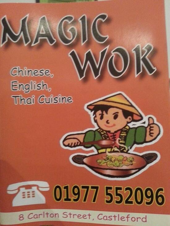 Menu at Magic Wok restaurant, Castleford