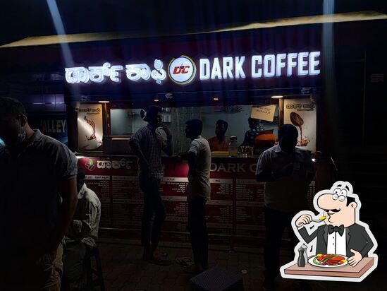 Menu at Dark coffee, Bengaluru