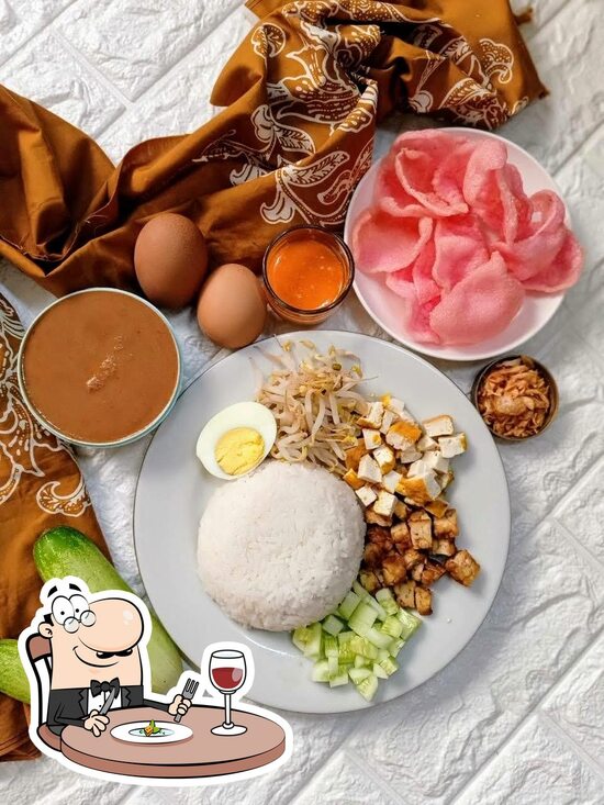 Menu at Gado Gado restaurant, Bandung