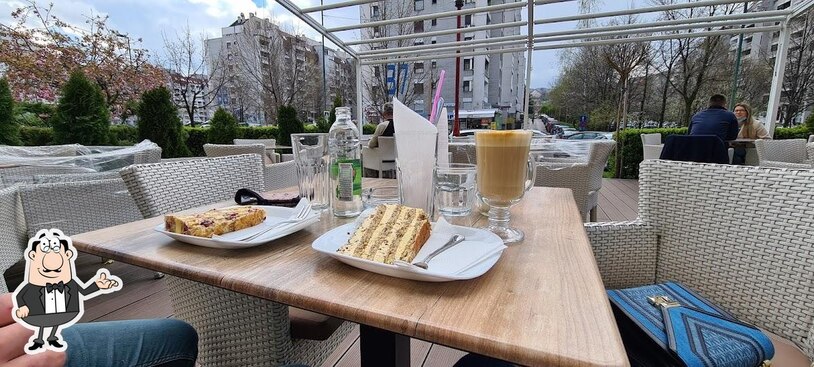 Menu at San Marco Slasticarna Kafic cafe, Tuzla