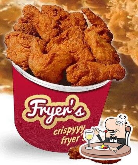 Menu at Fryer's restaurant, Canada