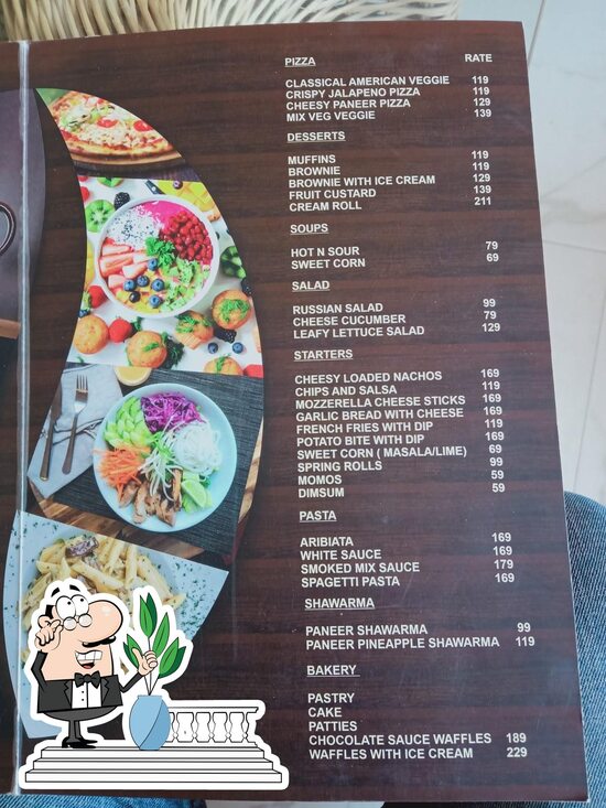 Menu at The Bikers Pitstop, Greater Noida