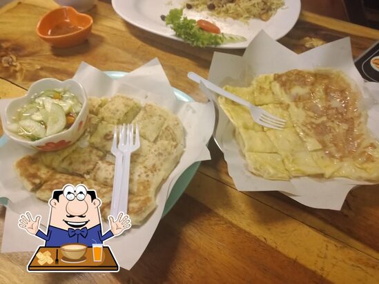 Menu at Anwa chachak yahya roti restaurant, Bangkok